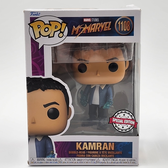 Funko | Toys | Funko Pop Vinyl Ms Marvel Kamran 18 Special Edition ...